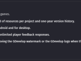 My Profile Gdevelop Documentation